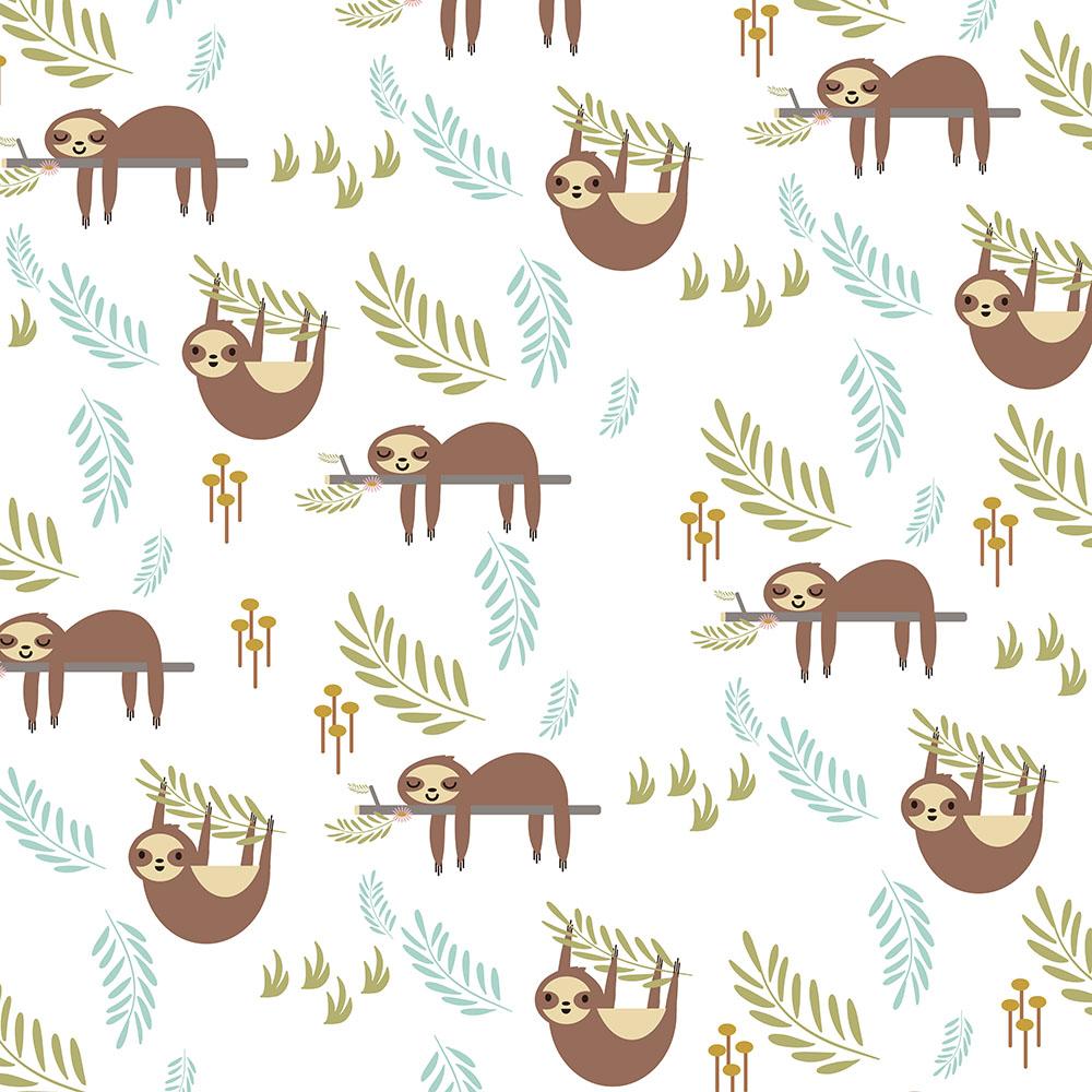 Sloth Bamboo Swaddle – Favor & Fern